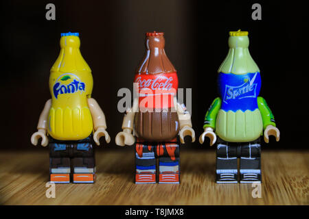 Drink mini toy block minifigures Stock Photo - Alamy