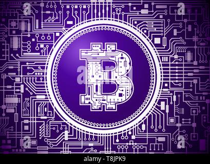 Digital currency abstract concept vector illustration. Cryptocurrency ...