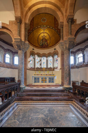 Hoarwithy, Herefordshire, UK, May 2019, Church of St Catherine in ...