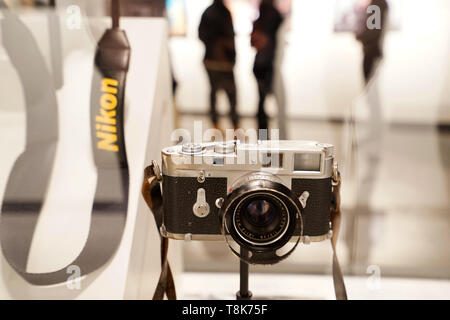 Interior view of Newseum. 555 Pennsylvania Avenue.Washington D.C.USA ...
