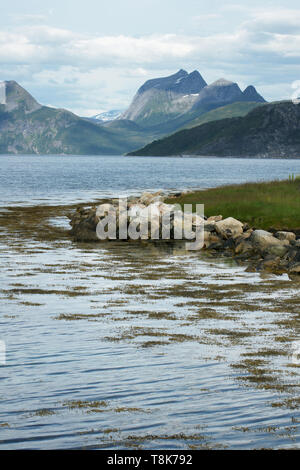 Norway, Bognes, Ferry Stock Photo - Alamy