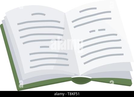 Open book for Lover of literature. Encyclopedias for reading. Inverted ...