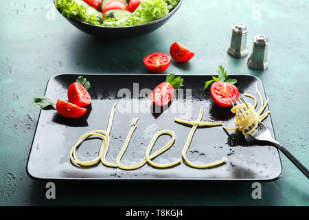 Word detox made of salad Stock Photo - Alamy