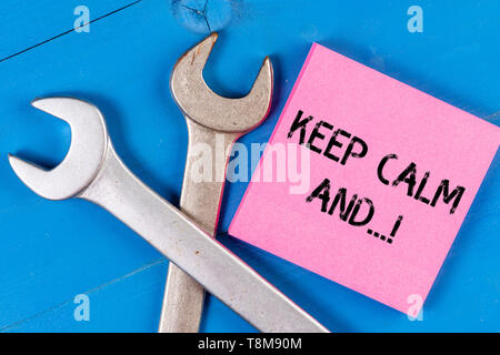 Text sign showing Keep Calm And Drink Coffee. Business photo text ...