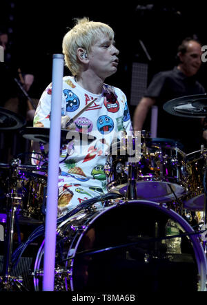 Drummer Zak Starkey of the rock band The Who is shown performing on ...