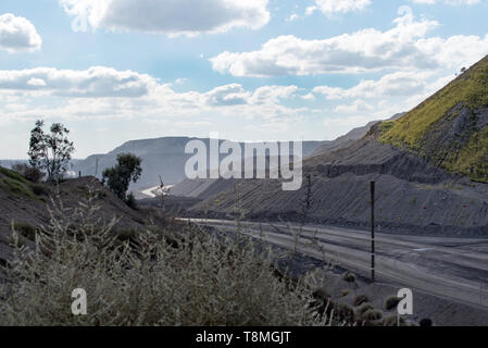 The Mount Thorley Warkworth coal mine near Singleton in the upper ...