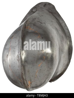 A German codpiece, circa 1560/70 One-piece, chased iron codpiece with ...