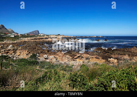 Klein-Hangklip mountain in Rooi-Els, Western Cape Province, South ...