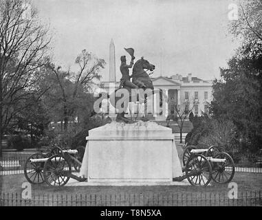 General Andrew Jackson. The Hero of New Orleans. 1815. Copy of lithograph by James Baillie ...
