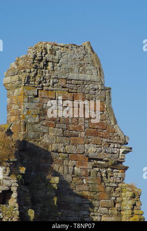 Remains of Newark Castle on the Cliffs by St Monans on a Sunny Summers ...