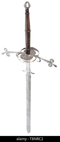 A German two-handed sword,circa 1600. Massive blade with long ricassos ...