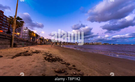 Playa Pocitos, City Beach, Montevideo, Uruguay Stock Photo - Alamy
