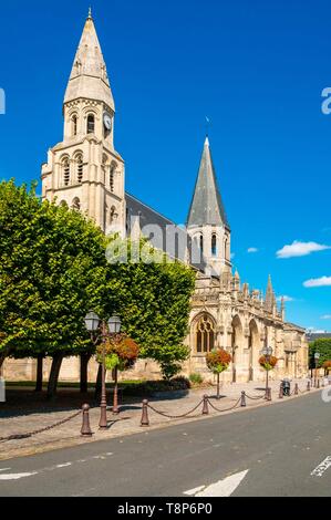 France, Yvelines, Poissy, the collegiate church of Notre Dame de Poissy ...