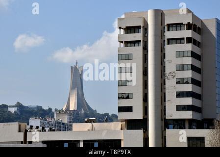 The Monument of the Martyrs in Algiers, Algeria, Africa Stock Photo - Alamy