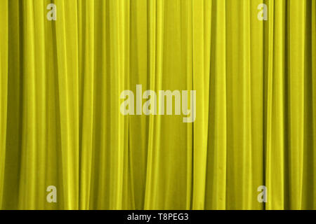 yellow curtain backdrop for opera, cinema or theater stage drapes and ...