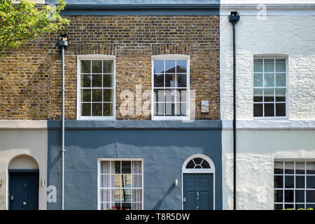 Painted Houses along Markham Street, Chelsea, London, England Stock ...