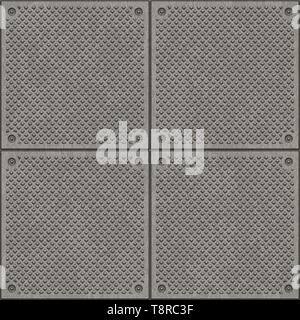 Metal Plate Seamless Texture Tile Stock Photo - Alamy
