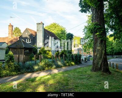 Quaint traditional pub in the village of Letchmore Heath in ...