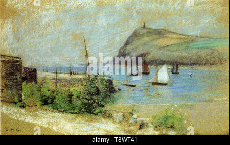 The Inlet by Julian Alden Weir Stock Photo - Alamy
