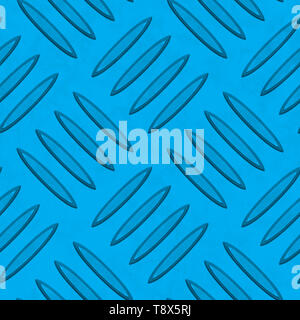 Bright Blue Diamond Plate Metal Seamless Texture Tile Stock Photo - Alamy
