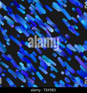 Blue modern diagonal gradient rounded stripe pattern flyer background template - vector ...