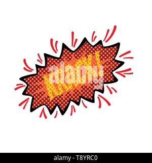 whack Colorful comic speech bubble vector Stock Vector Image & Art - Alamy