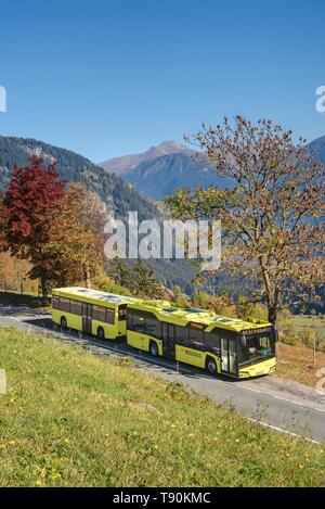 Lienz, Postbus, Solaris Buszug Stock Photo - Alamy