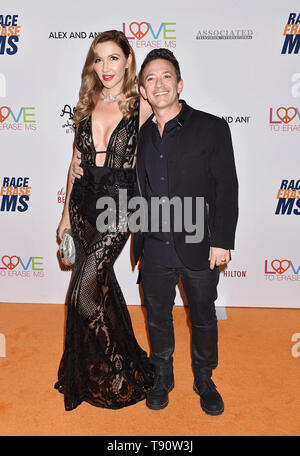 Andrea Faustino and David Faustino at the 26th Annual Race To Erase MS ...