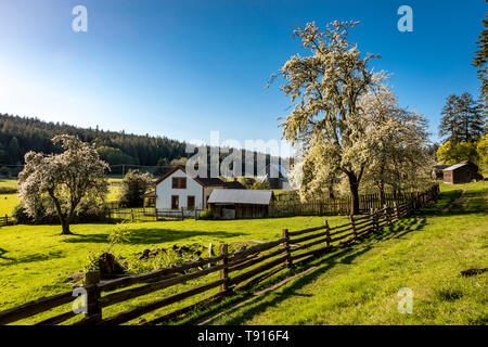 Farm house, Ruckle Provincial Park, Salt Spring Island, British ...