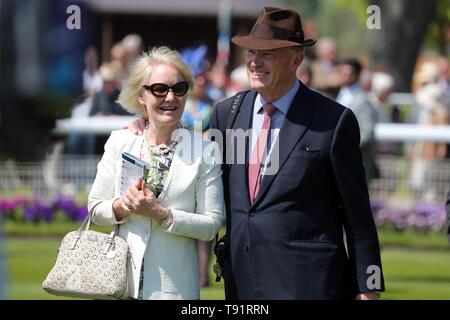 John Gosden, trainer and wife Rachel Hood Stock Photo - Alamy