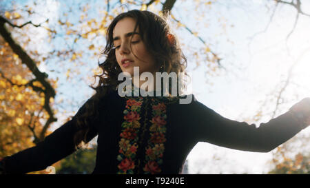 TOLKIEN, Lily Collins as Edith Bratt, 2019. TM & copyright © Fox ...