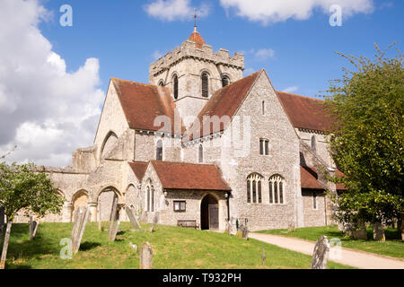 Boxgrove Priory West Sussex UK English Heritage Stock Photo - Alamy