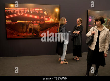 Visitors and curators at Photo London 2019 international photographic ...