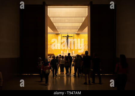 Basilica of Holy Trinity building entrance in Krakow old town, Poland ...