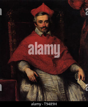 Portrait of Cardinal Federico Cornaro 1640 by Bernardo Strozzi Stock ...