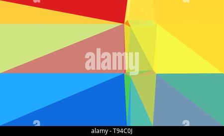 abstract geometric background with triangles and dodger blue, khaki and ...