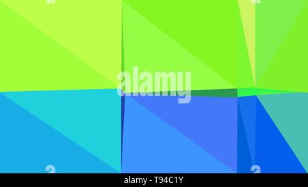 minimalistic triangle geometric background with dodger blue, teal green ...