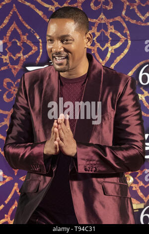 American actor Will Smith poses for the cameras at a photocall for his ...