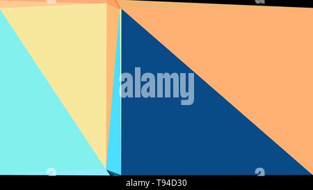 retro style triangle illustration. midnight blue, sky blue and steel ...