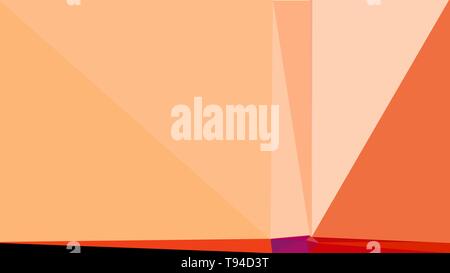 minimalistic triangle geometric background with burly wood, dark golden ...