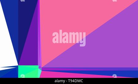 turquoise, moderate pink and strong blue colored contemporary art ...