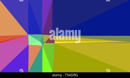 geometric triangles style in midnight blue, medium orchid and misty ...