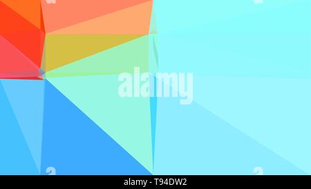 geometric dodger blue, pale turquoise and aqua marine color background ...