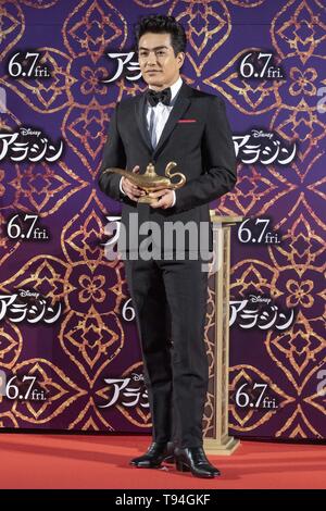 Tokyo, Japan - Japanese actor Kazuki Kitamura poses for photographers ...