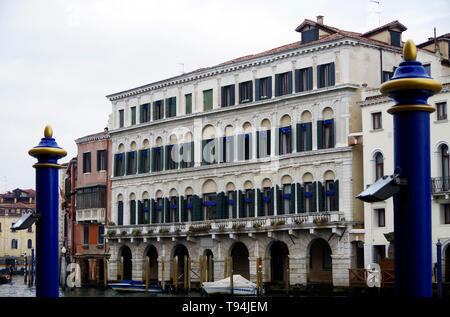 Venice, Italy, The Palazzo Moro Lin, known as the “thirteen windows ...