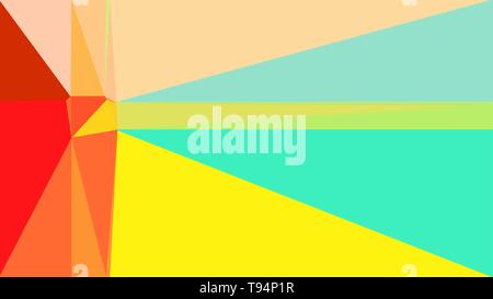 geometric triangles style in pale turquoise, khaki and bright turquoise ...