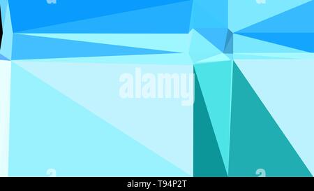 geometric dodger blue, pale turquoise and aqua marine color background ...