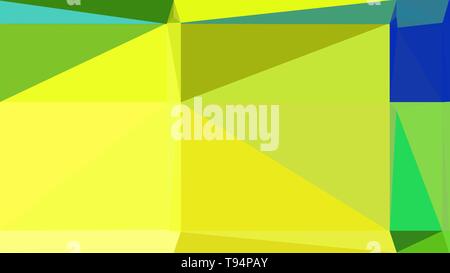 triangle background with yellow green, moderate green and gold colors ...