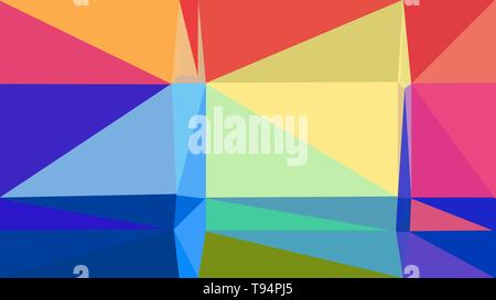 turquoise, moderate pink and strong blue colored contemporary art ...