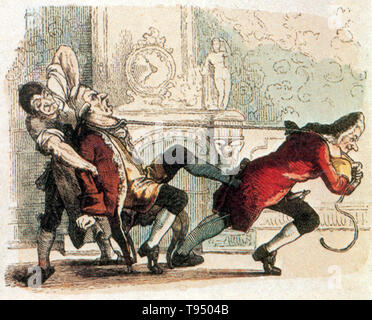 18th century Fop Stock Photo - Alamy